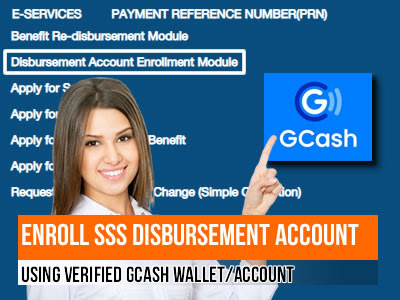 How to Enroll Disbursement Account in SSS using GCash