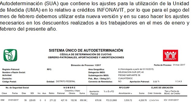 MHE Solución en nóminas: Nueva versión del SUA 3.4.9