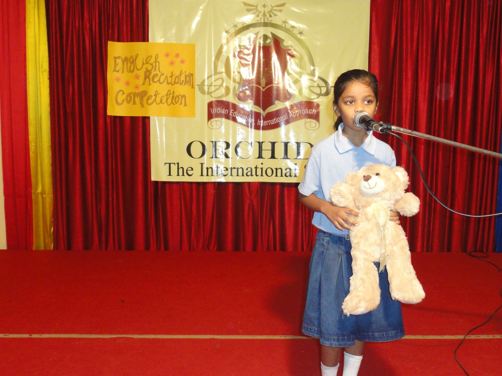 Class II Orchids: English Recitation competition