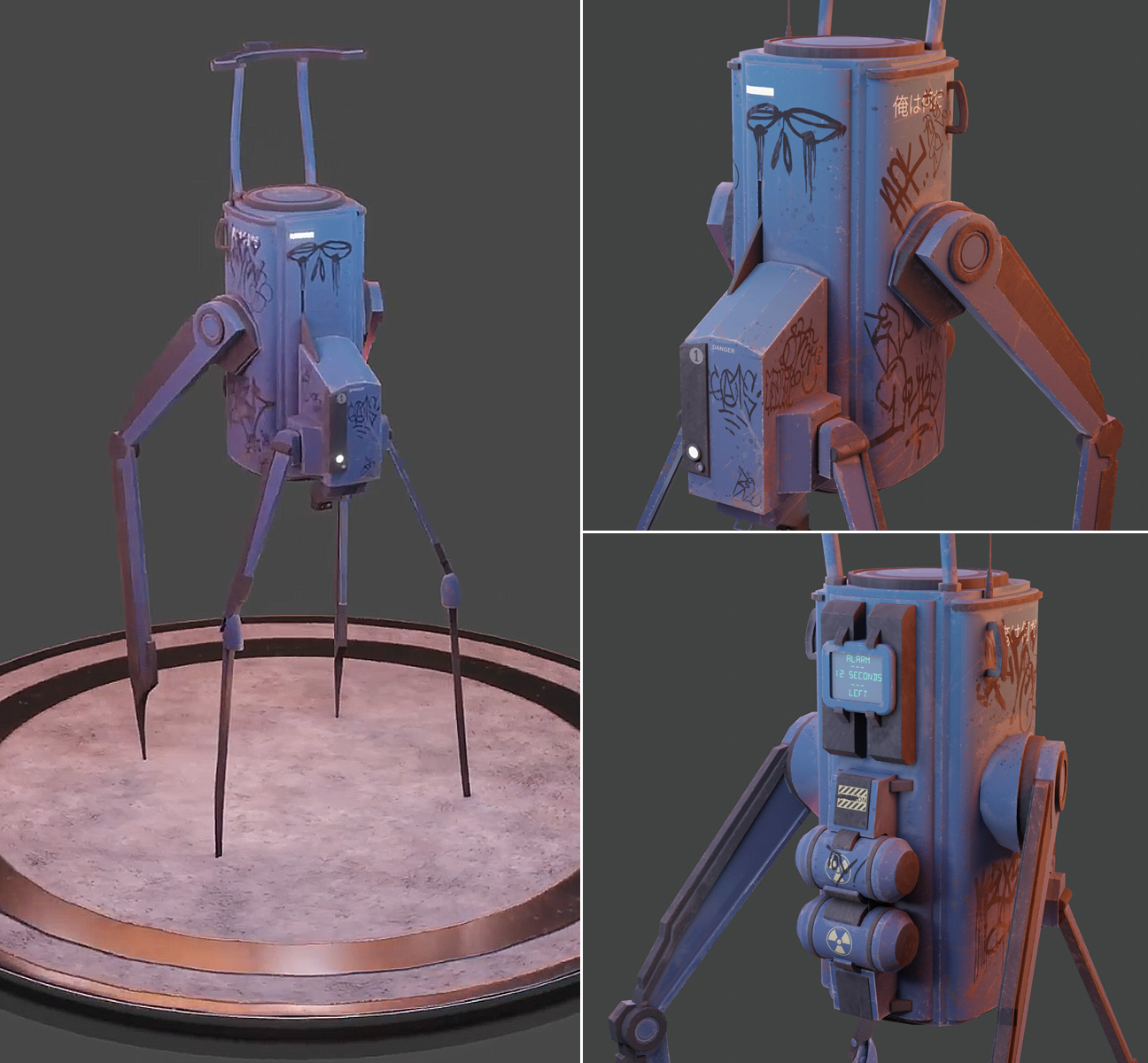 Neil Blevins' Blog: Fan Art of my Spider Walker Series