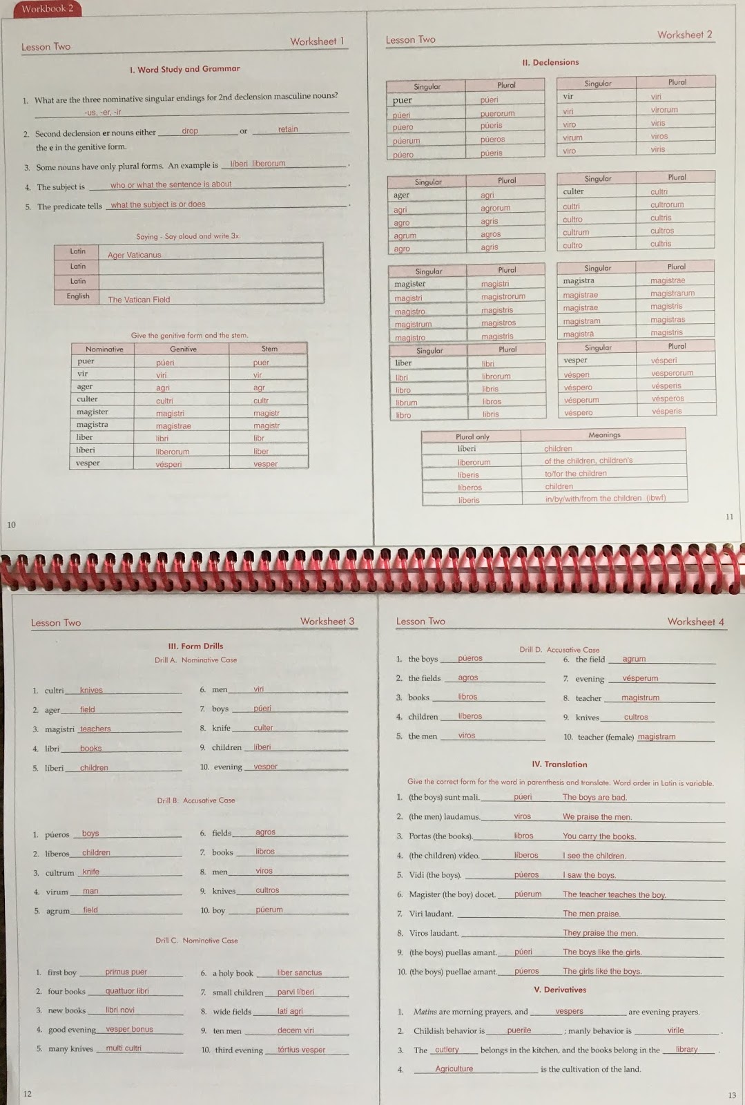 School Days: Memoria Press - Second Form Latin Complete Set - A Crew Review