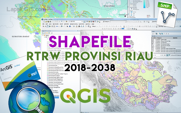 SHP Shapefile Peta RTRW Pola Ruang Provinsi Riau 2018 - Lapak GIS