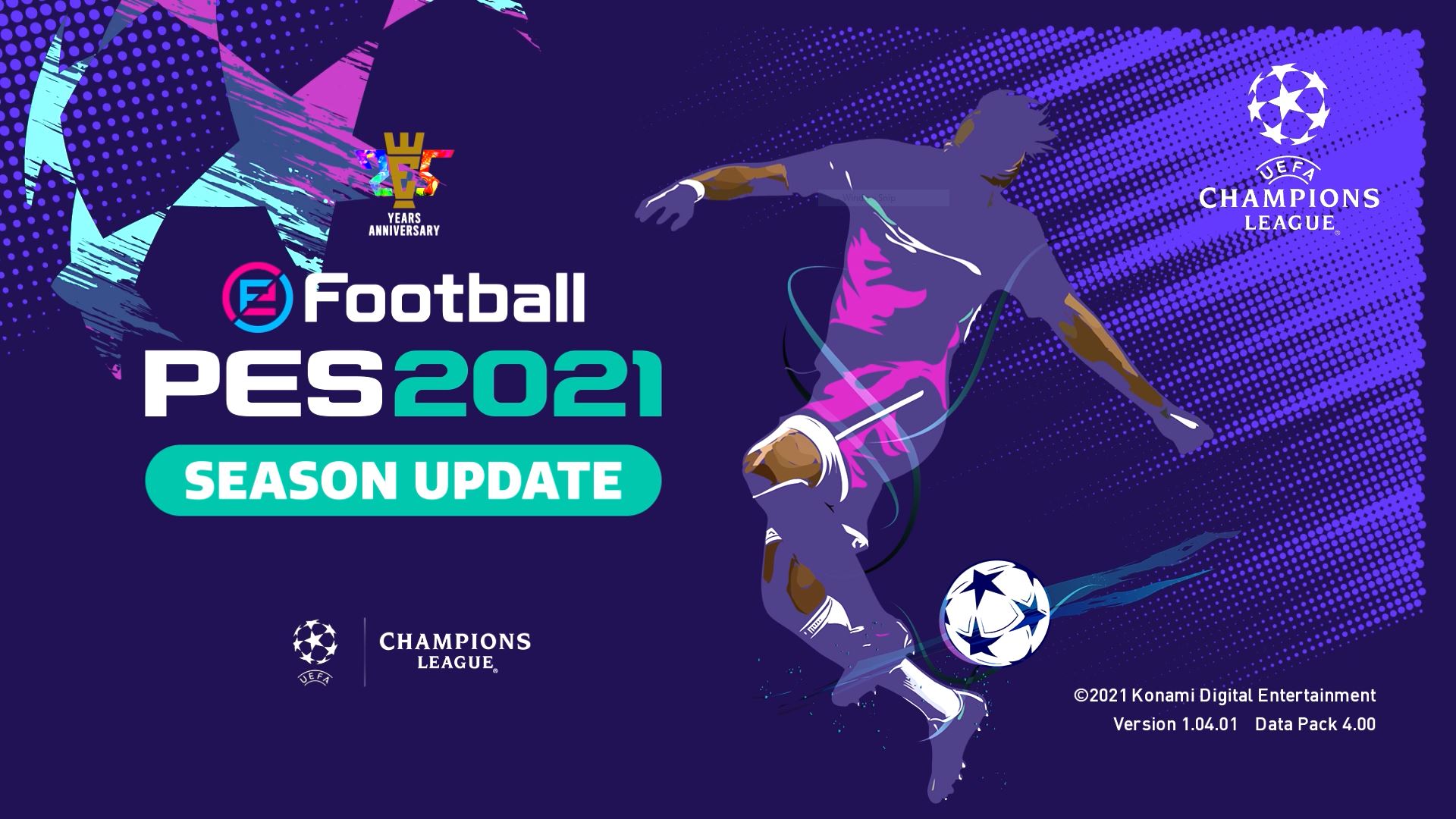 PES 2021 - UEFA Champion League Menu Mod