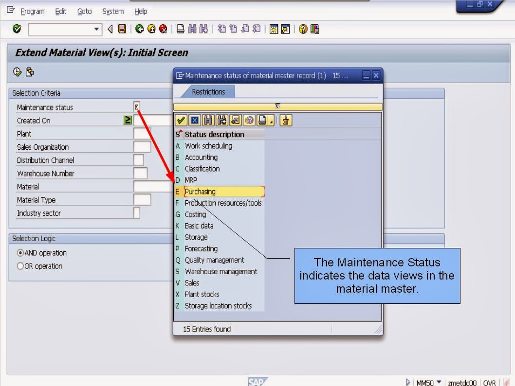 青蛙SAP分享 Froggy's SAP sharing: ~ MM Extend Material Master using MM50