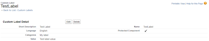 Query Custom Label Using SOQL
