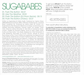 Discos Pop & Mas: Sugababes - Push the Button (Single) [CD1 & CD2]