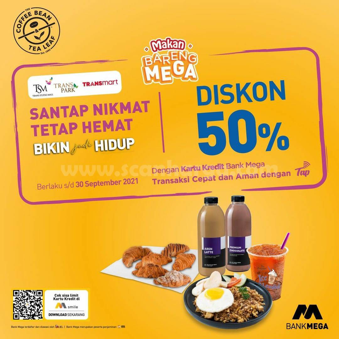 Coffee Bean Promo Diskon 50 Dengan Kartu Kredit Bank Mega Scanharga coffee-bean-promo-diskon-50-dengan-kartu-kredit-bank-mega-scanharga