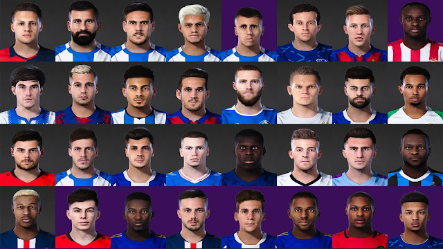 PES 2021 & PES 2020 - New Facepack V6 (50+ Faces)