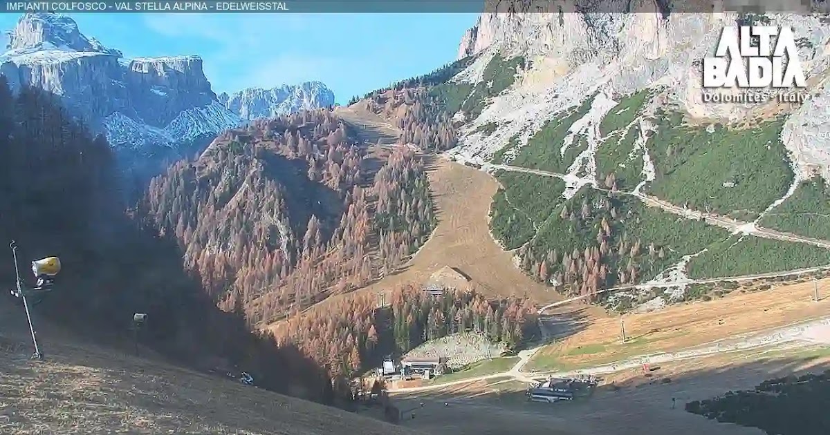 Colfosco, Edelweiss valley Livecam [Corvara, South Tyrol, Italy ...