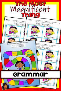 First Grade Love: The Most Magnificent Thing Comprehension Activities