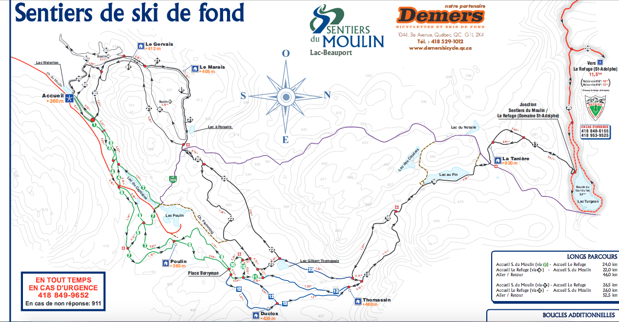 Skiglisse: Les Sentiers du Moulin
