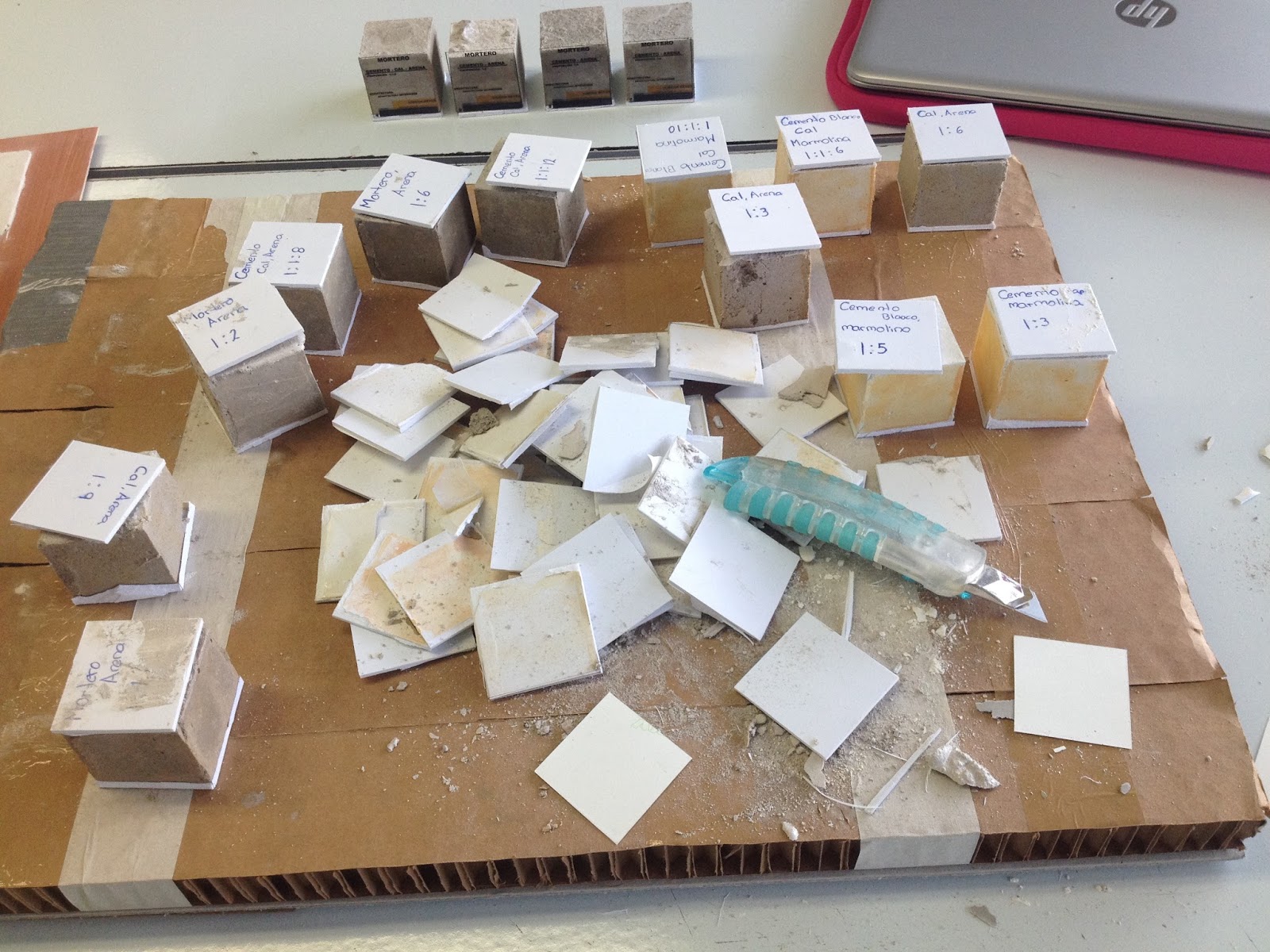 Materiales y Procedimientos de la Construcción II 2016: Cubos con ...