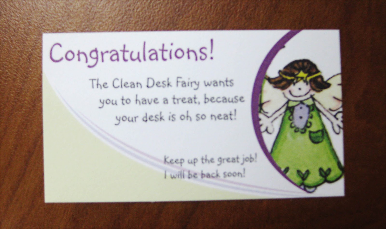 F is for First Grade: The Desk Fairy