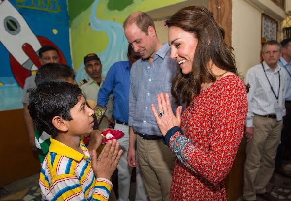 Duchess Catherine and William visit Salaam Baalak Trust