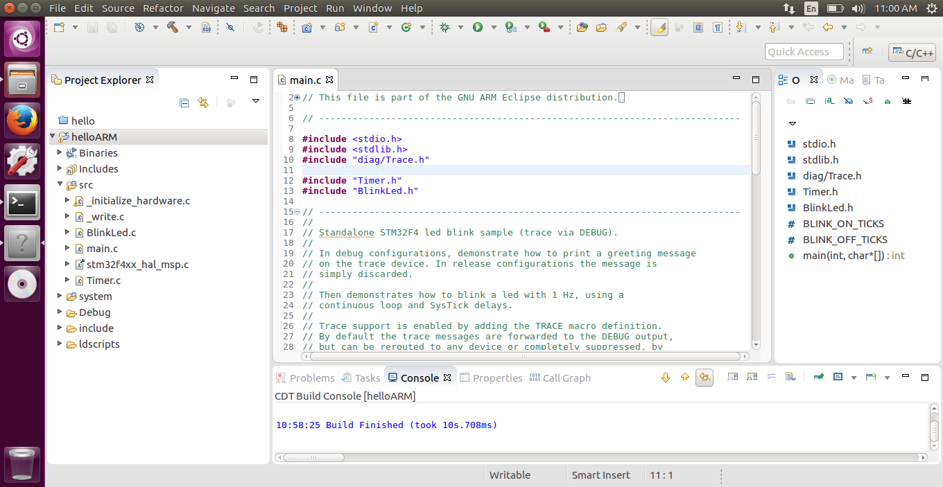 Arduino Er Setup Eclipse With Gcc Arm Embedded On 32 Bit Ubuntu 16 04 I386