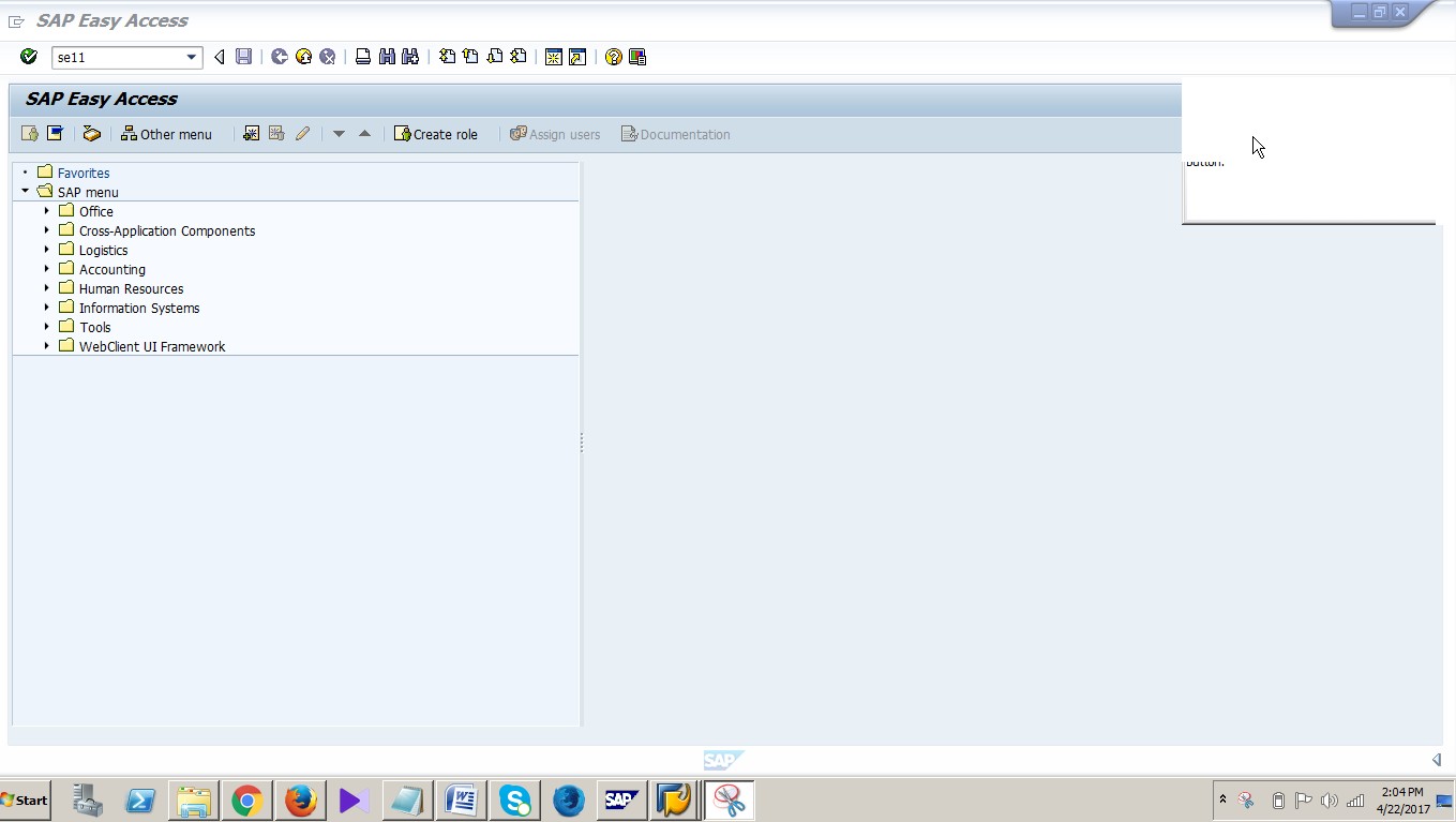 Creating a Transparent Table in SAP ABAP