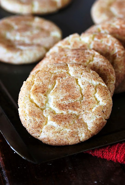 Easy Cake Mix Snickerdoodles | The Kitchen is My Playground