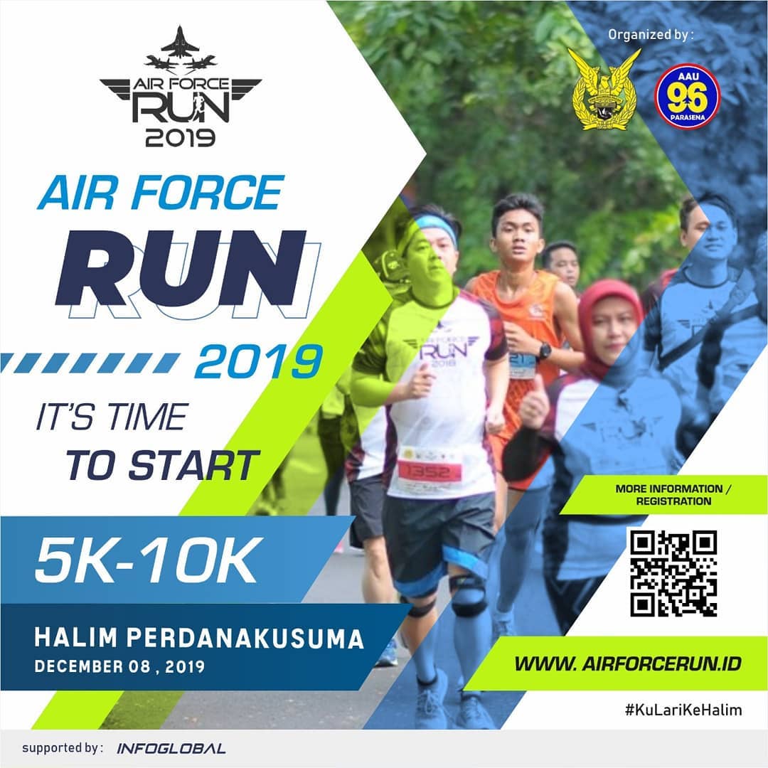 Air Force Run – Indonesia • 2019 – LariKu.info