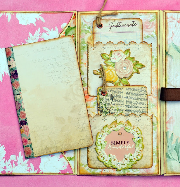 The BoBunny Blog: Envelope Notebook using Garden Grove with Denise