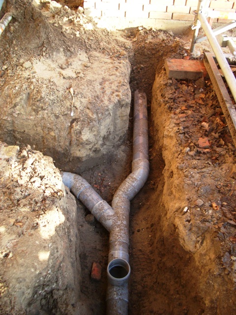 Vlierdenseweg 190: Buiten riool aansluiten