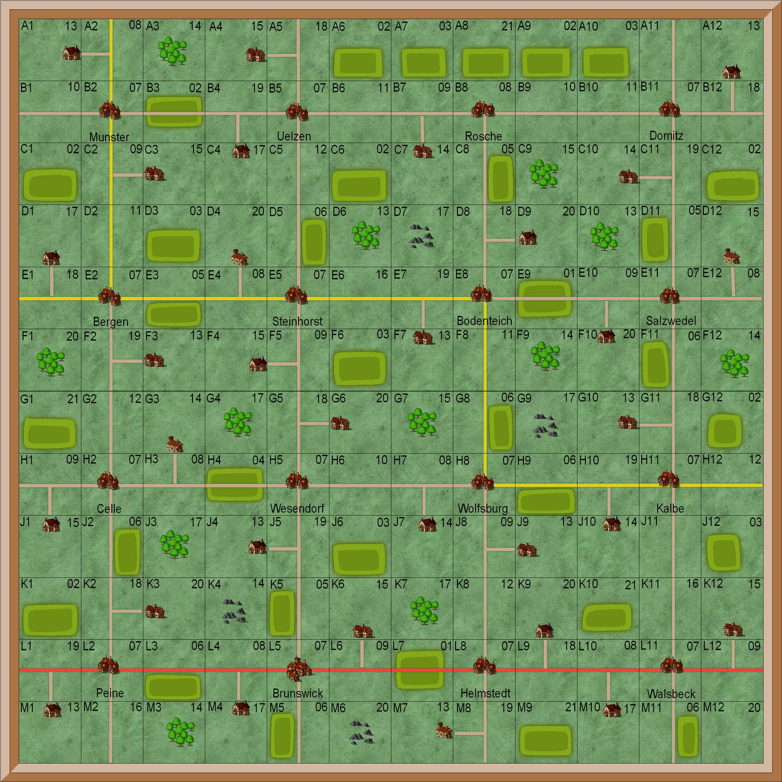 napoleonic wargaming: Campaign Map Movement