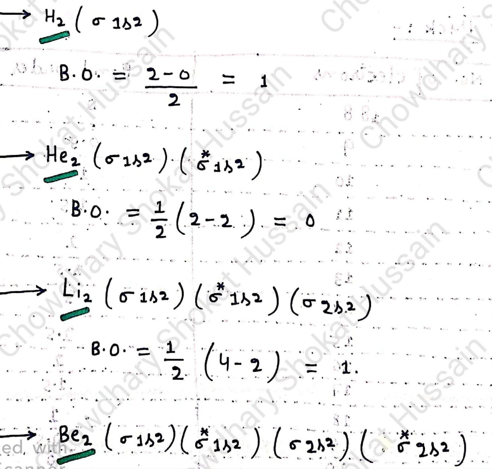 How To Calculate Bond Order