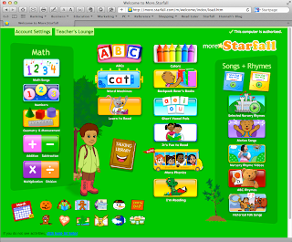 Christian Homeschool Journey: More Starfall, a great learning web site ...