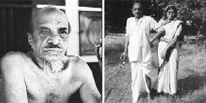 *Identity*: Vaikom Muhammed Basheer. (Right) with his wife Fabi