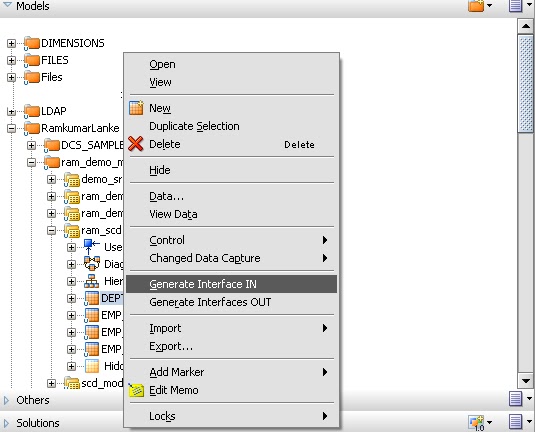 ODI Interfaces ~ Oracle Data Integrator