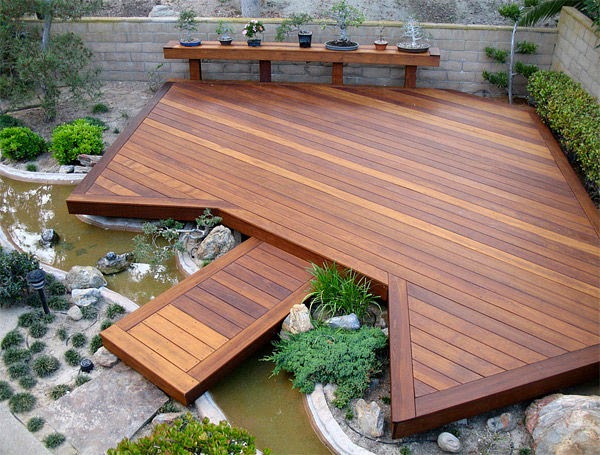 Design the garden with wooden outdoor floors | | Feng Shui