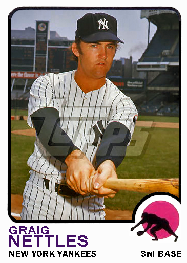 1973 Topps Baseball Card Update Series: 1973 New York Yankees - 80-82 ...