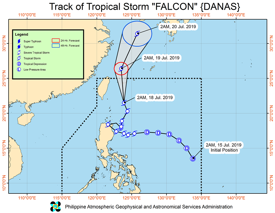'Bagyong Falcon', new LPA PAGASA weather update July 18, 2019
