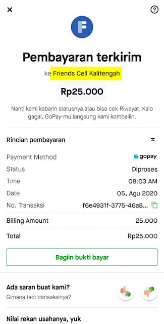 Begini Cara Transfer Gopay Tanpa Upgrade - Kored ID