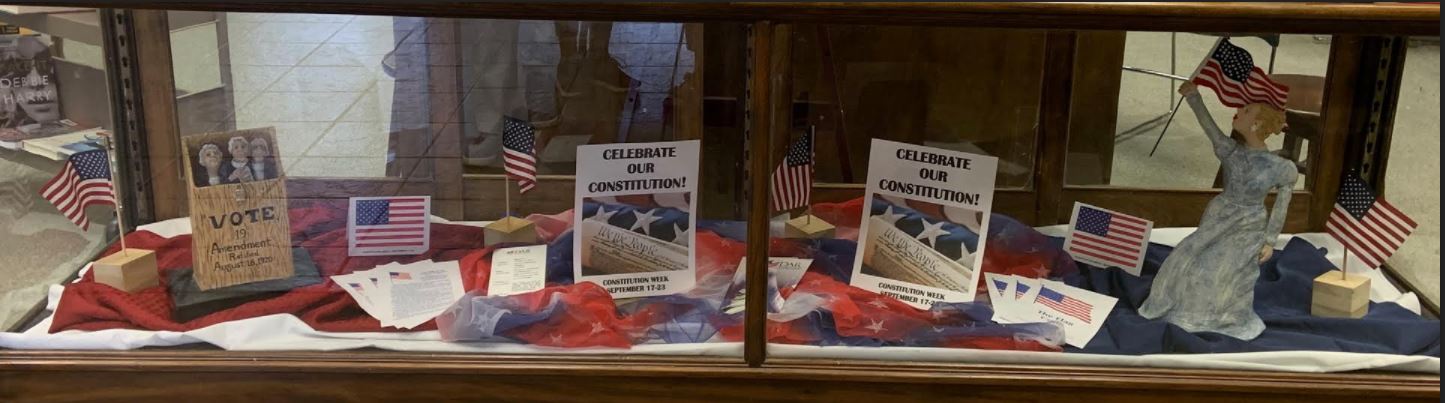 Local Events: DAR Constitution Week Display at the Library