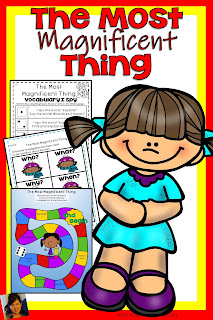 First Grade Love: The Most Magnificent Thing Comprehension Activities