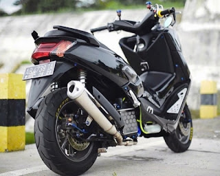 Modifikasi Nmax Hitam, Putih dan Abu Abu Terbaru 2020 - Dudungmaman07