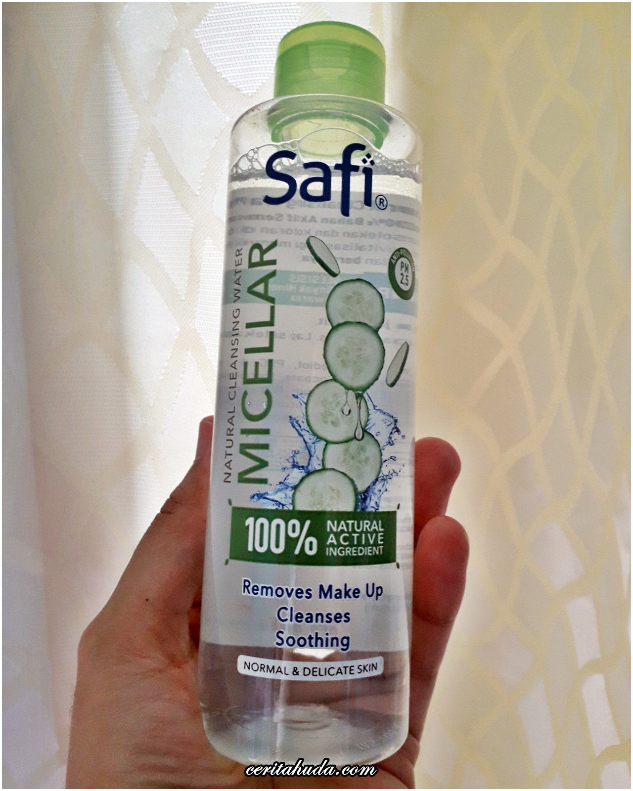 Review SAFI Micellar Natural Cleansing Water - Wah mudahnya nak ...