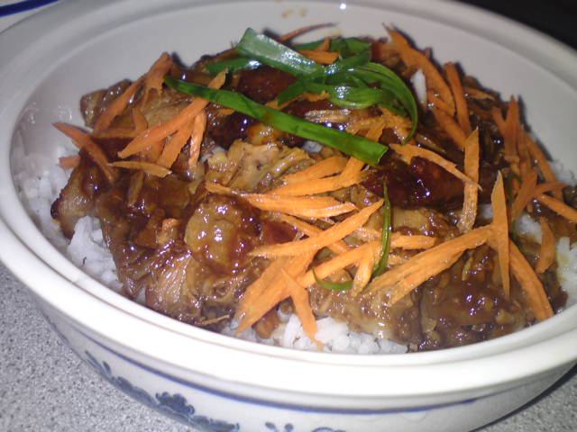 Cooking Pleasure: Makeover Roast Duck Meat Rice