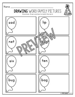 Emily Jane Creates: JANUARY NO PREP KINDERGARTEN PACKET-OVER 100 PAGES!
