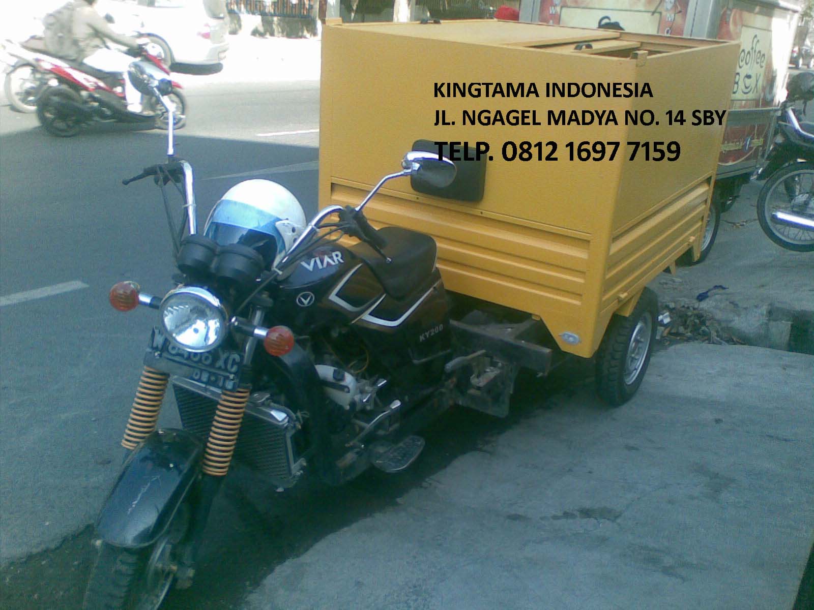 MOTOR RODA 3 - UNTUK MOTOR USAHA ANDA: Motor Roda 3 - Bak Sampah