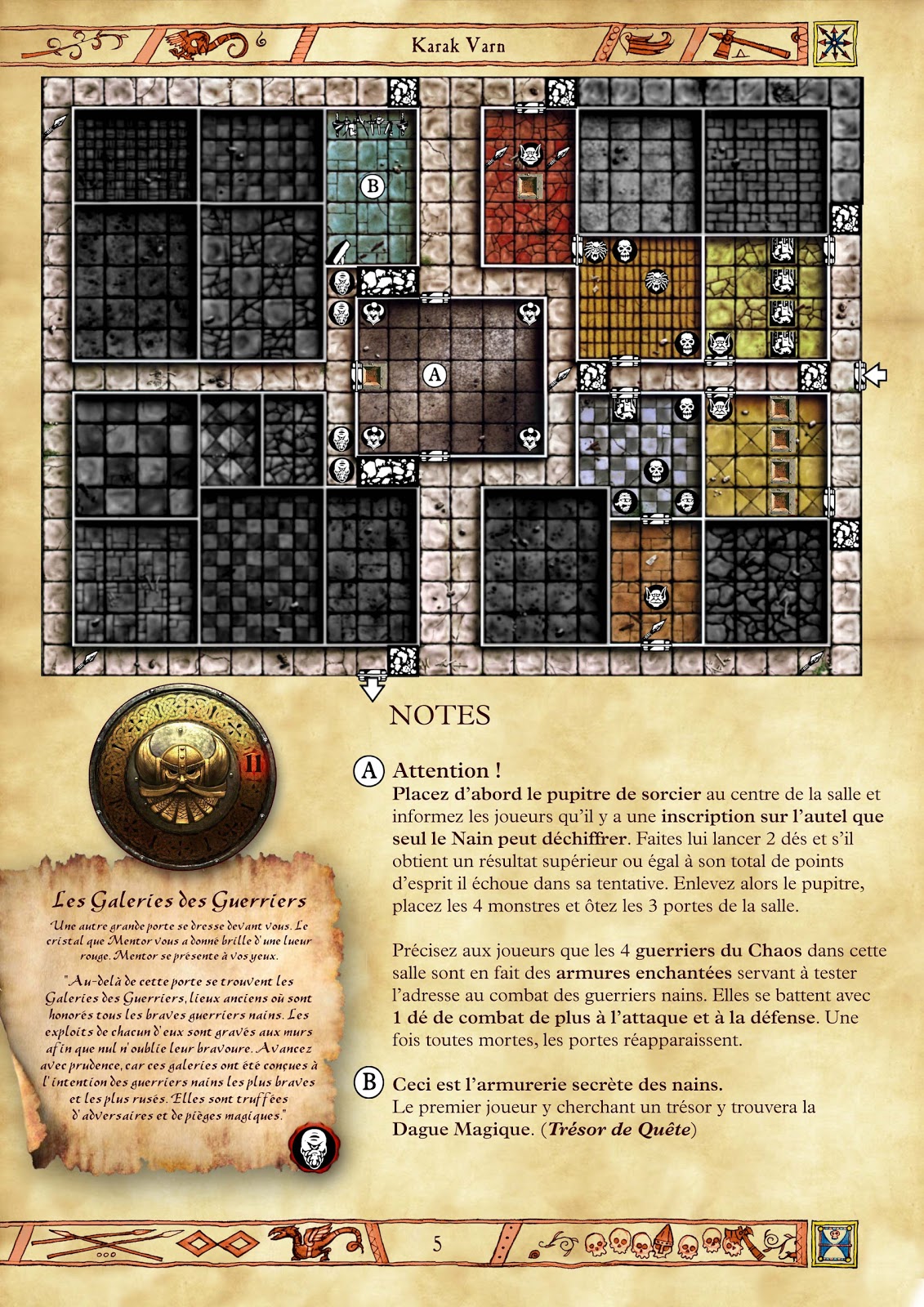 HEROQUEST REMASTER: KARAK VARN 2012, ERRATUM