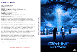 CARÁTULAS DE GUSTAVO: SKYLINE - LA INVASIÓN