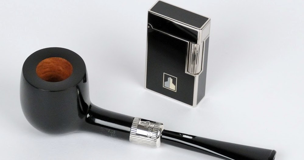 Курительные трубки.: S.T.Dupont Lighter & Castello Perla Nera Pipe ...