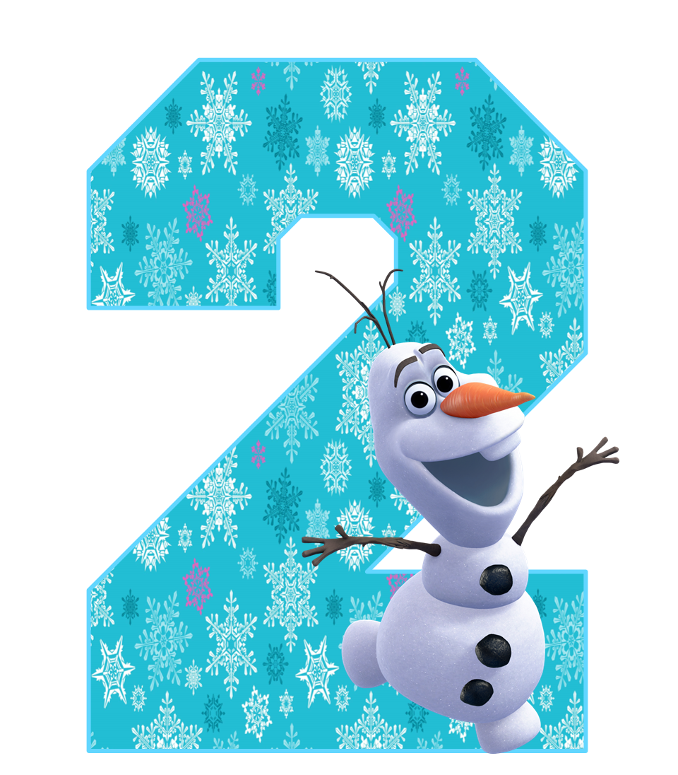 Kits imprimibles gratis : Números de Frozen