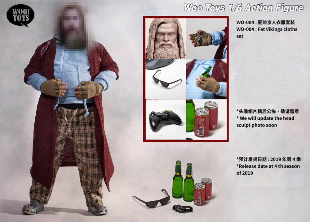 toyhaven: Woo Toys 1:6 scale Fat Viking 12-inch Action Figure aka ...