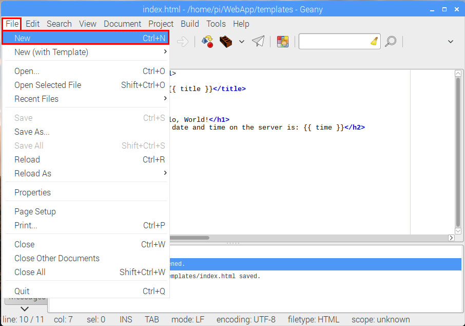 หุ่นยนต์ Raspberry Pi: การใช้งาน Flask ในการพัฒนา Web Application