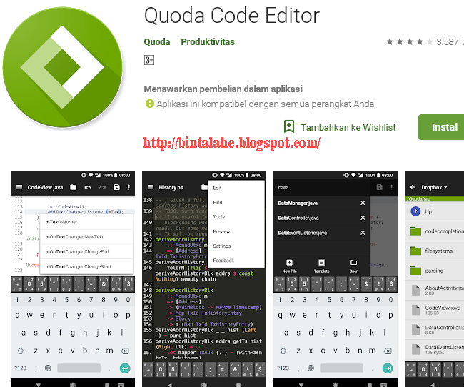 7 Editor HTML Terbaik untuk Android - Ninna Wiends