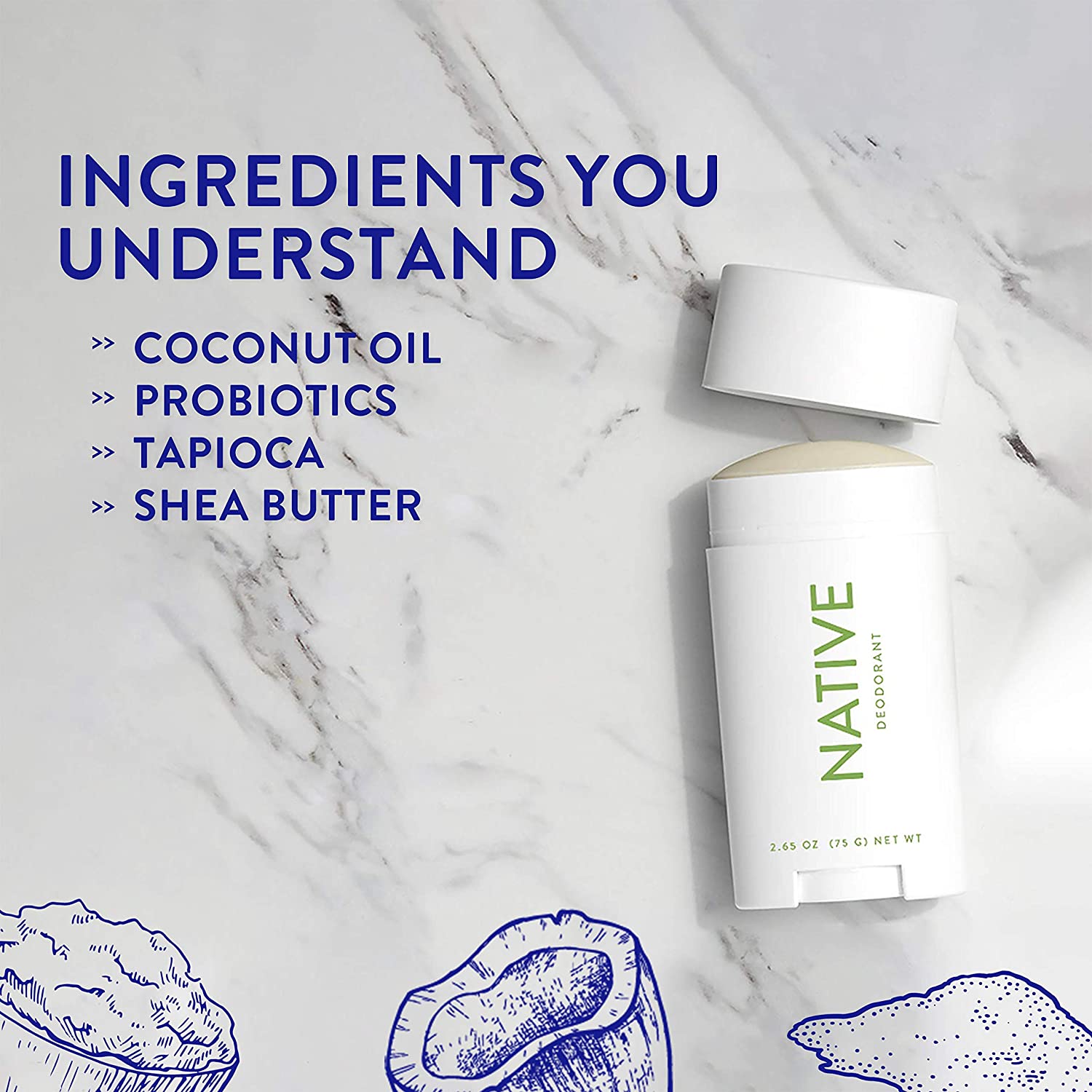 Native Deodorant - Natural Deodorant for Women and Men - Vegan, Gluten ...