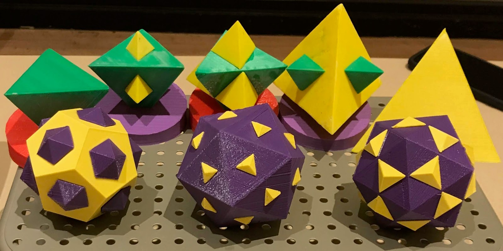 GMU Math MakerLab: Duality of Platonic Solids
