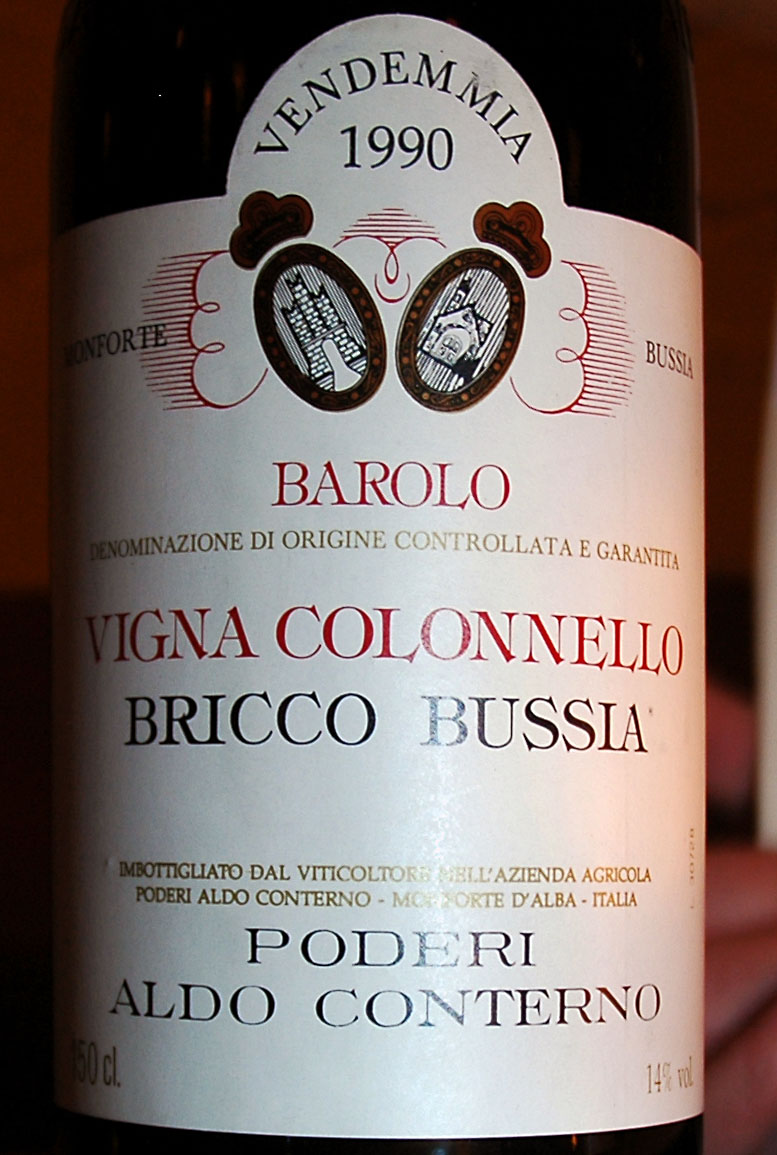 The V.I.P. Table: 1990: Barolo Retrospective